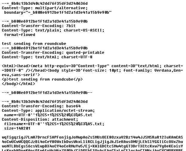 Characters disappear from the attachment file name. · Issue #8074 · roundcube/roundcubemail · GitHub
