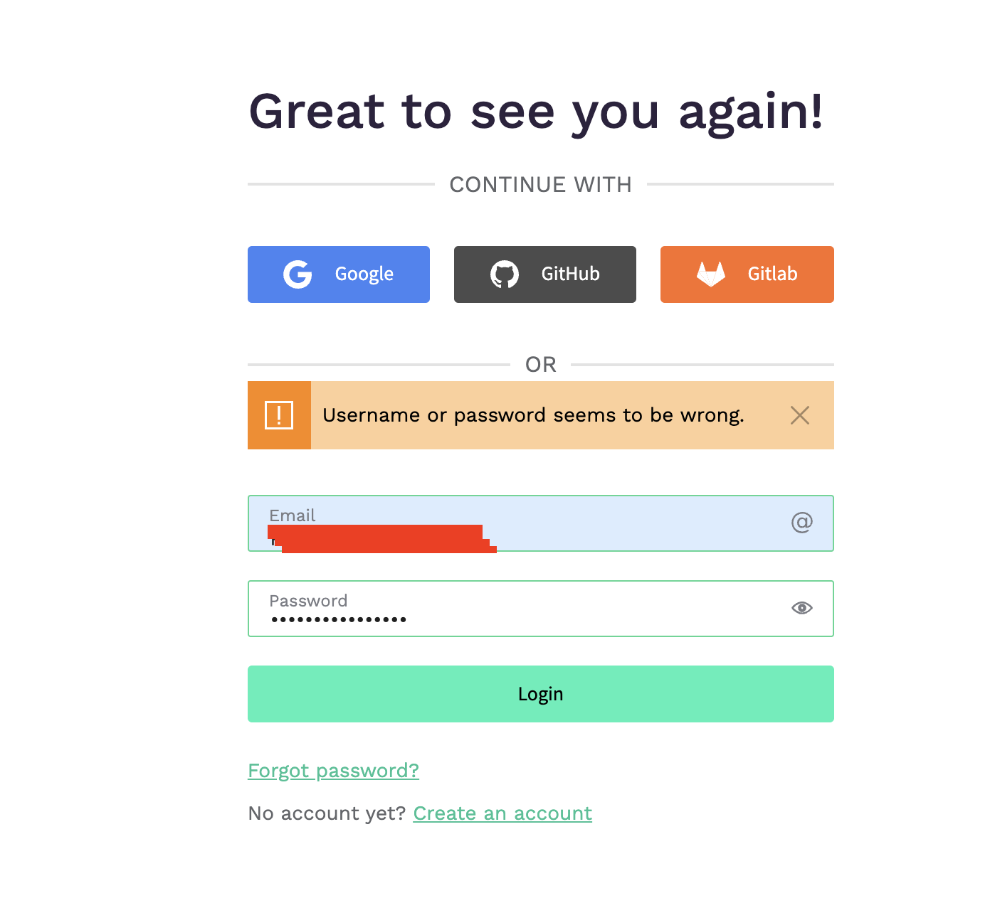 Bug Misleading Error Message In Log In Page · Issue 2579 · Penpot Penpot · Github