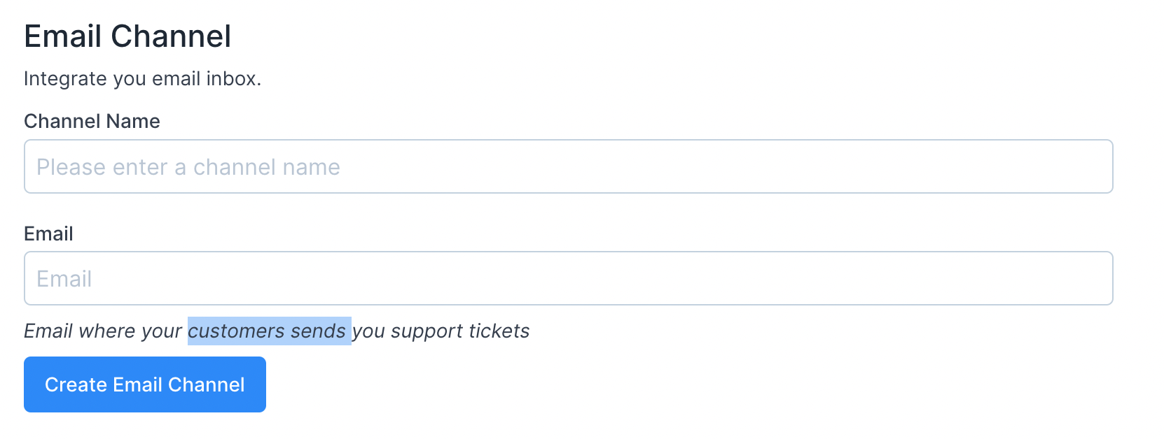 Grammatical typo in "Email Channel" inboxes pages · Issue #6307 ...