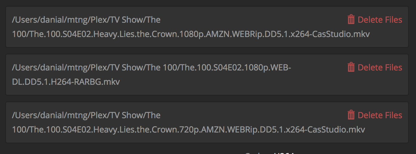Support multiple files per episode · Issue #2928 · pymedusa/Medusa · GitHub
