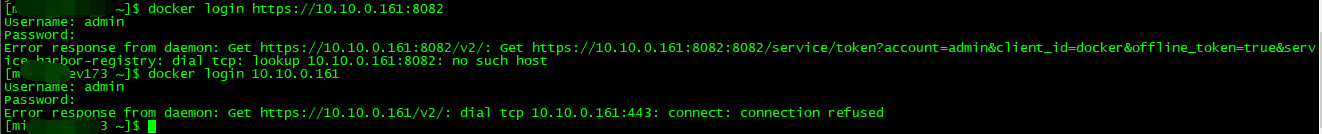 docker login harbor-registry: dial tcp: lookup IP:8082 no such host · Issue #10221 · goharbor ...