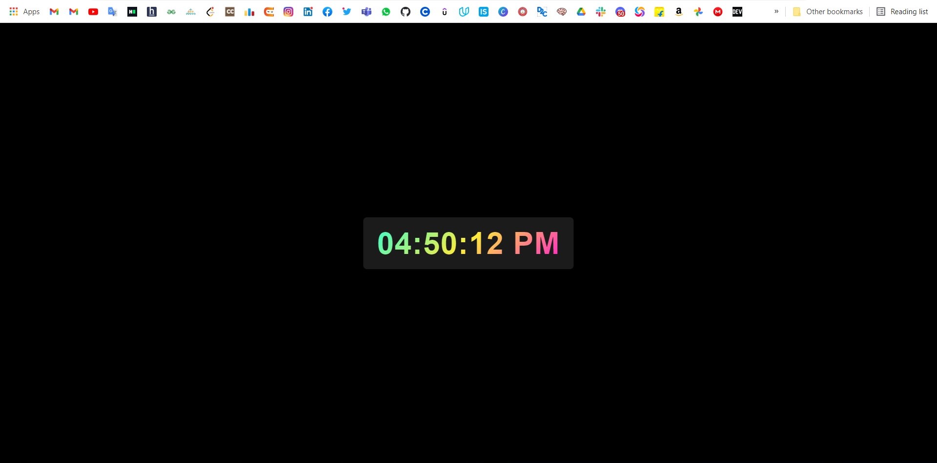 GitHub - alokkumar0723/digitalClock: Clocks are useful element for any UI if used in a proper ...