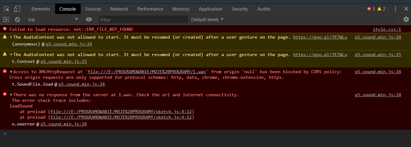 Problem with loading a sound file · Issue #4260 · processing/p5.js · GitHub