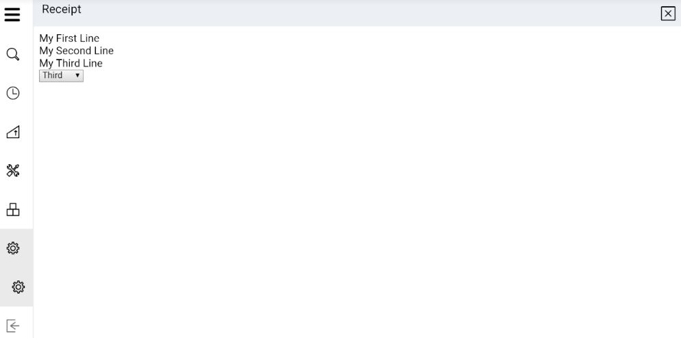 Loading the dropdown options at the top of the webview UI, Expected ...