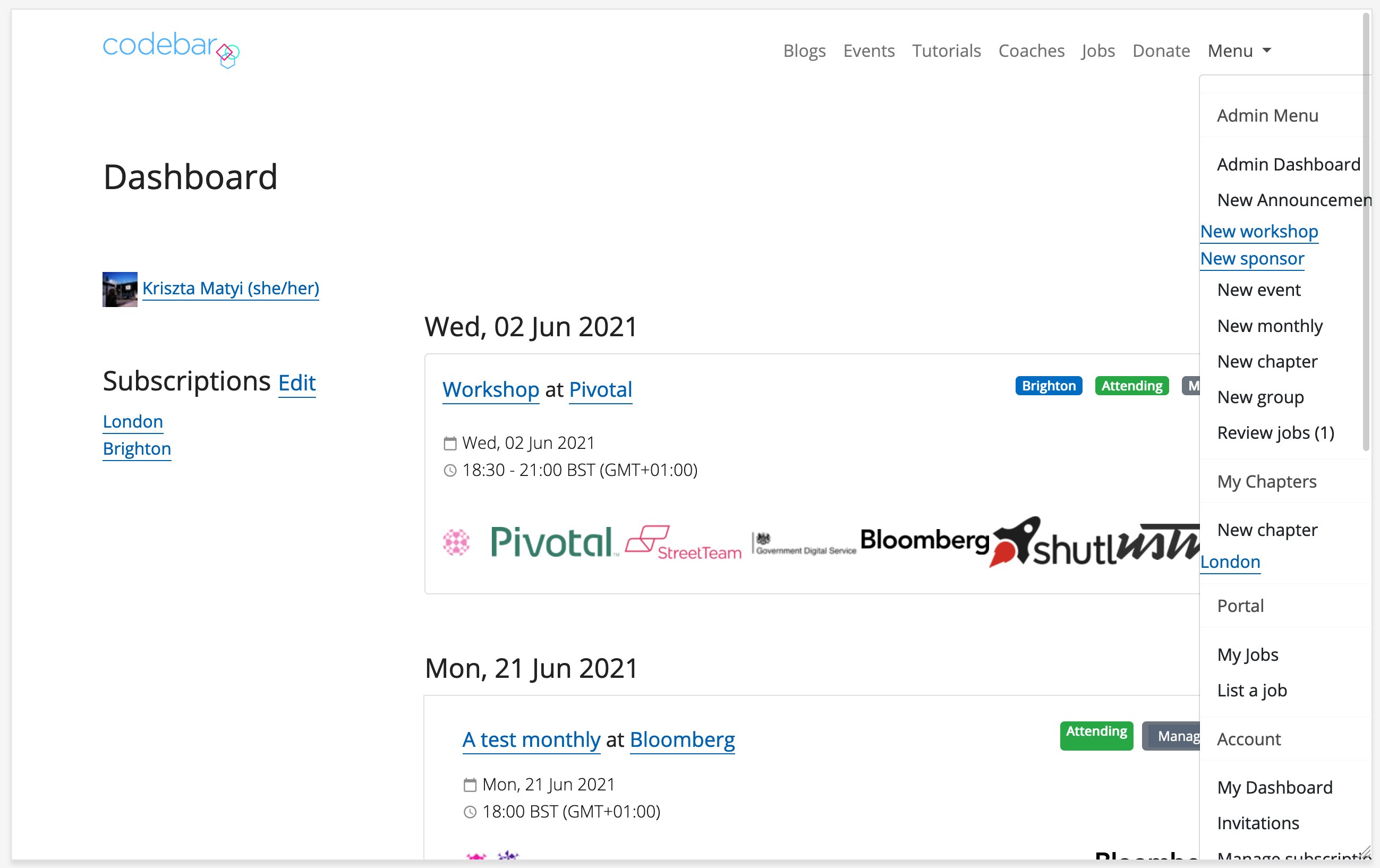 Menu nav item dropdown is cut off by the edge of the screen on desktop · Issue #1521 · codebar ...