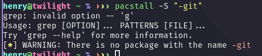 Grep error when searching with `-` characters · Issue #433 · pacstall/pacstall · GitHub