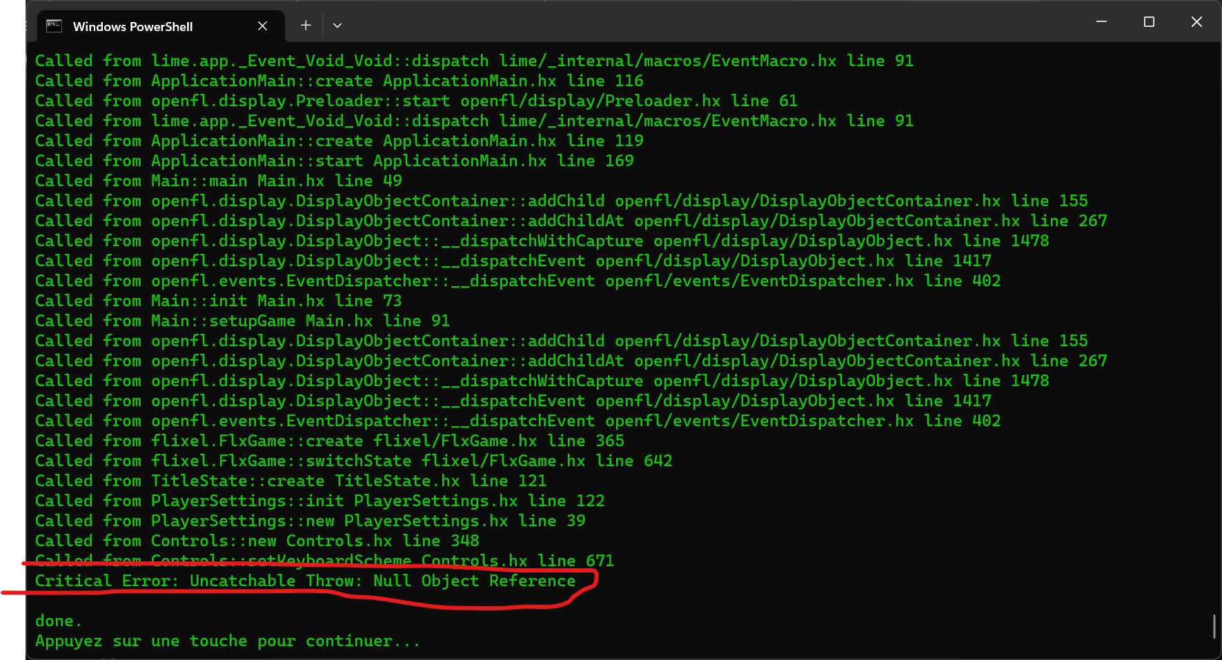Null Object Reference At The Start Of The Game · Issue 12317 · Shadowmario Fnf Psychengine · Github