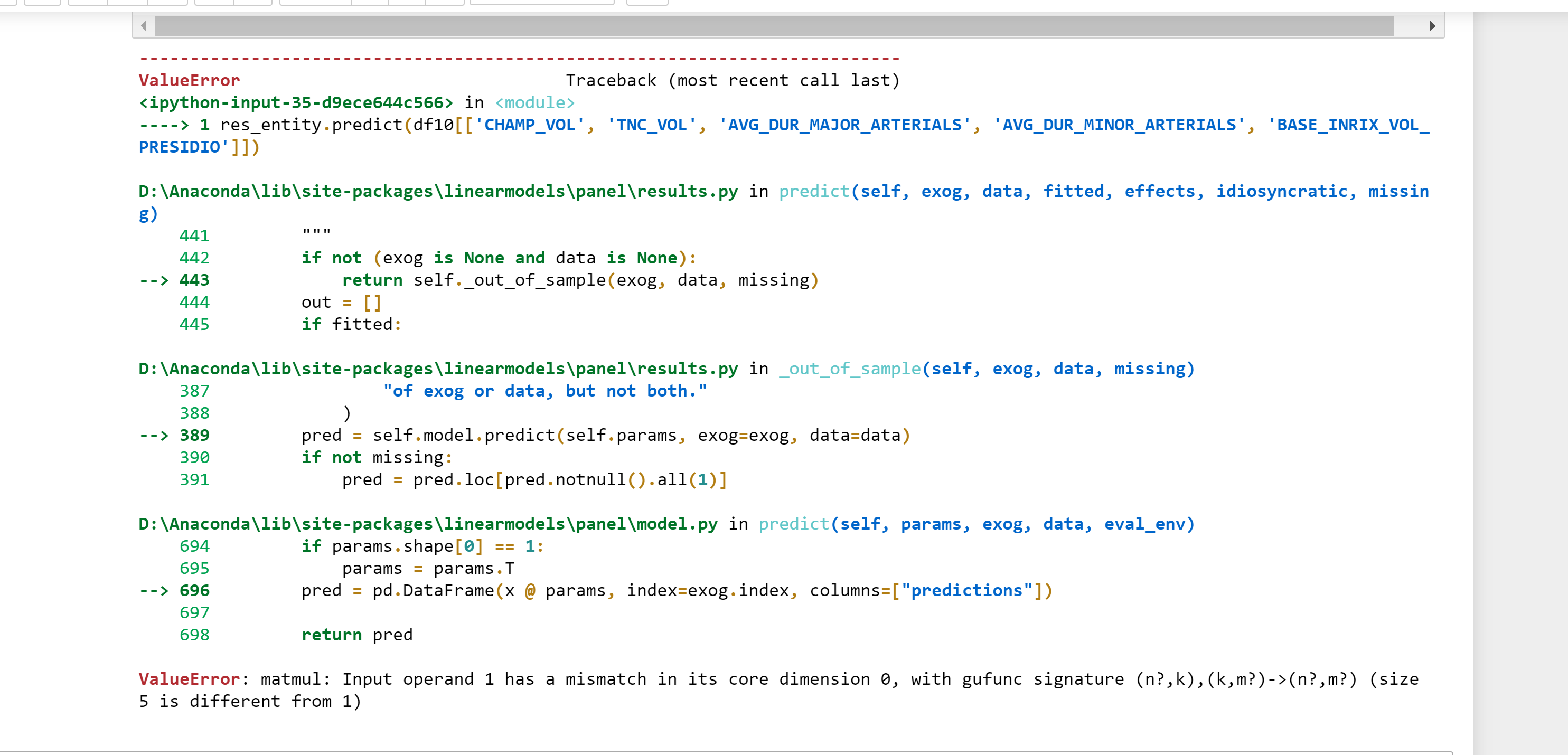 panelOLS.predict() Help wanted · Issue #292 · bashtage/linearmodels · GitHub