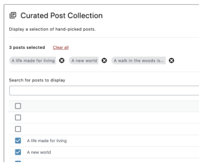 Curated Post Block: Improve Post List Display · Issue #11 · material ...