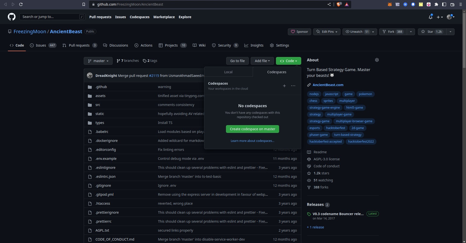 score menu hotkey [bounty: 2 XTR] · Issue #2112 · FreezingMoon/AncientBeast · GitHub