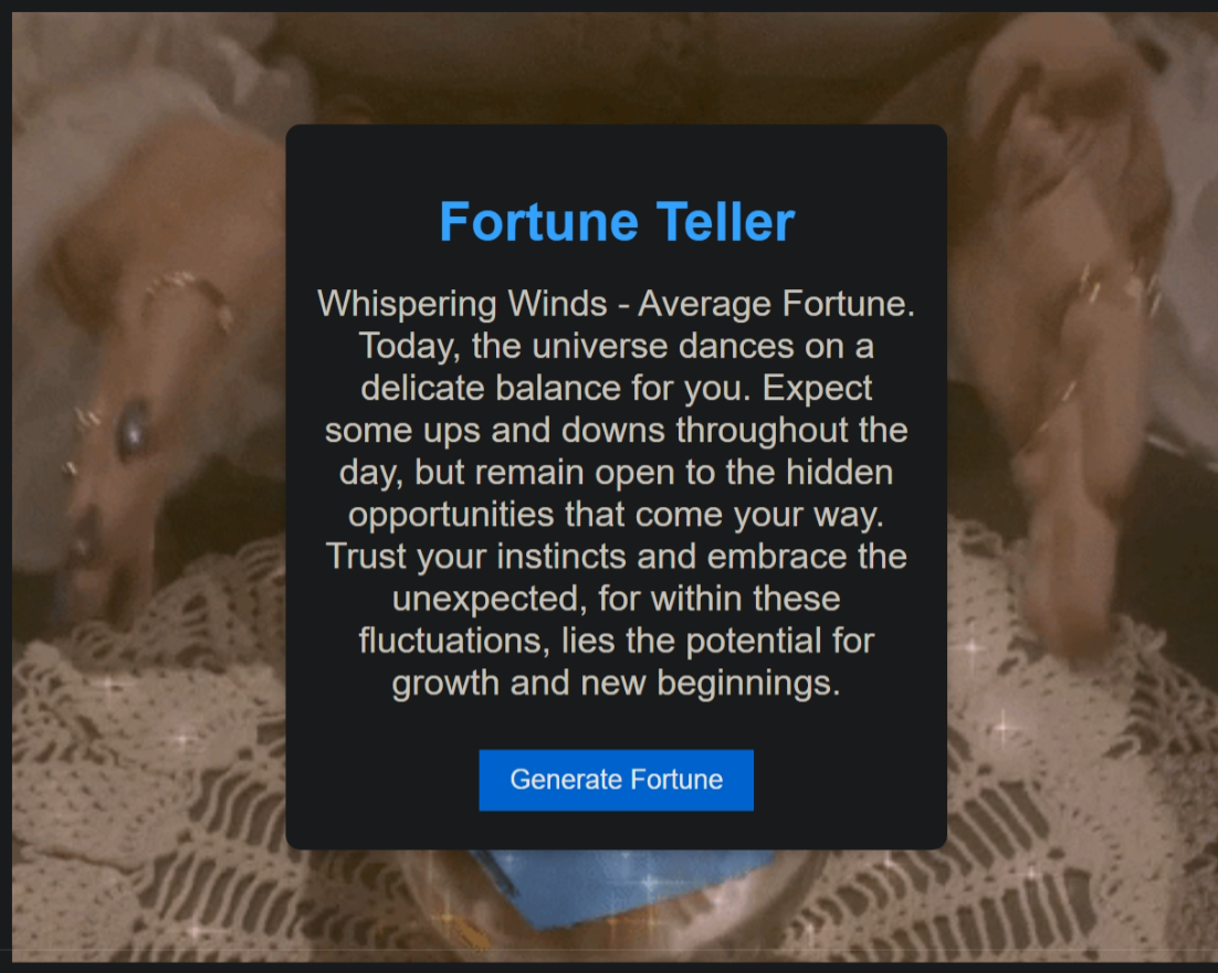 GitHub - nickmartin1ee7/fortune-website: A very simple website front end for displaying fortunes ...