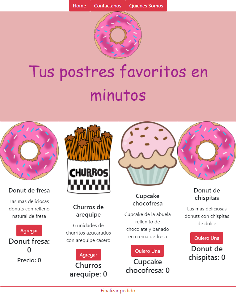 GitHub - CristianJLopez/React-Project-Donuts: Learning React