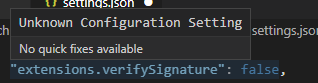 Extension installation fails to verify signature on REMOTE release ...
