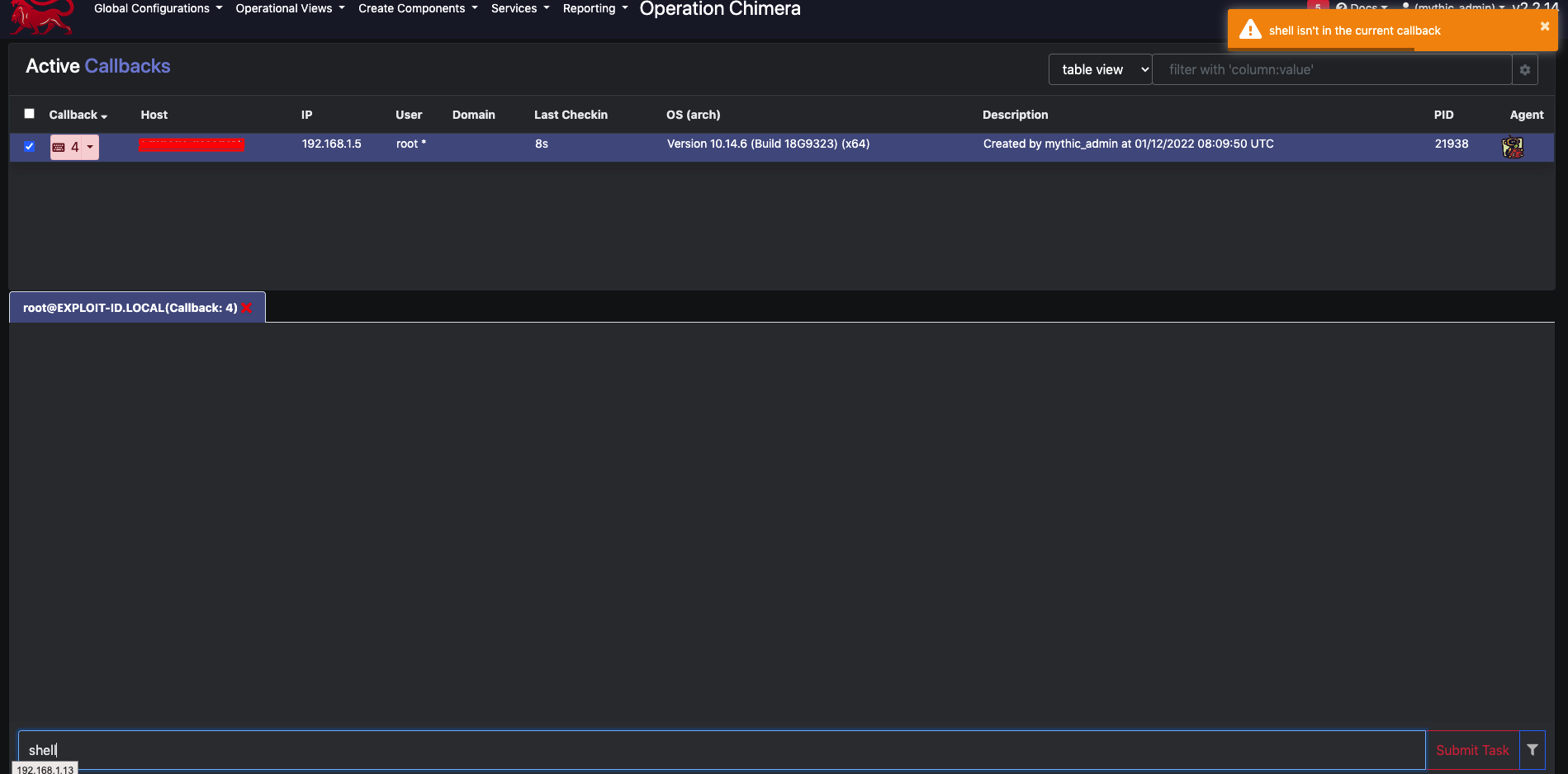 Error Callback Payload Appfell · Issue #137 · its-a-feature/Mythic · GitHub