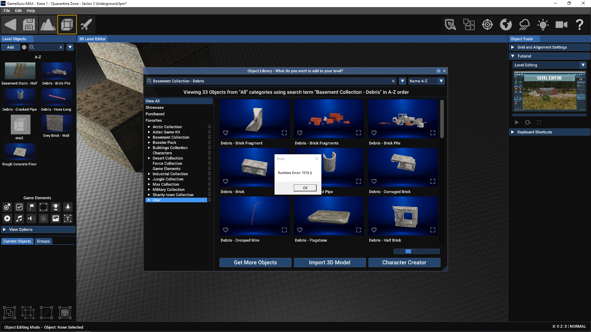 error 7018 - Legacy building editor. · Issue #3745 · TheGameCreators/GameGuruRepo · GitHub