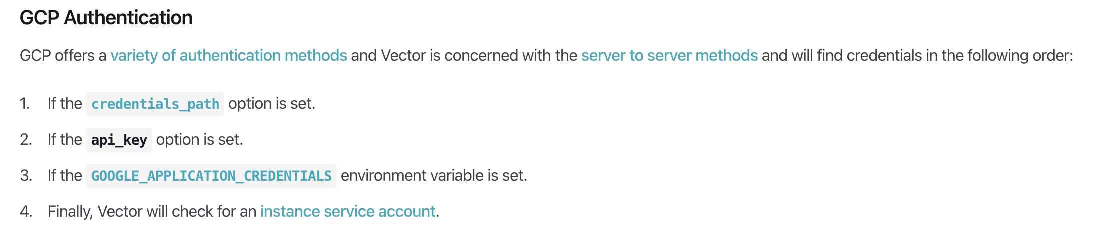 api_key for GCP Storage sink not working · Issue #13221 · vectordotdev/vector · GitHub