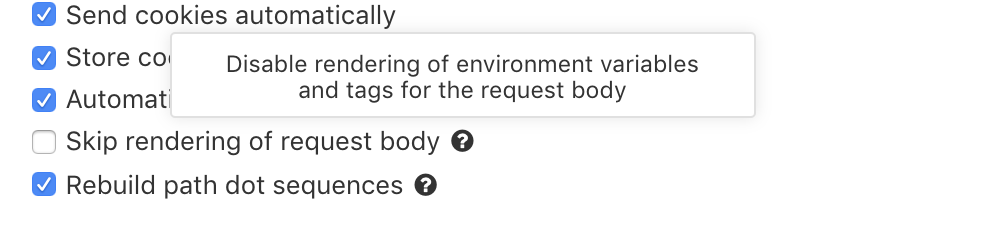 [Feature Request] Literal strings in JSON post body (no environment variable replacement ...