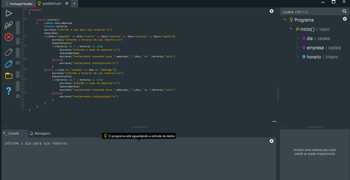 GitHub - cristianrs-dev/TDS-uc2-algoritmos-portugol-I: algoritmos aplicados às regras de negocio ...