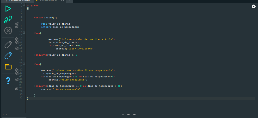 GitHub - cristianrs-dev/TDS-uc2-algoritmos-portugol-II: segunda parte de Algoritmos aplicados as ...