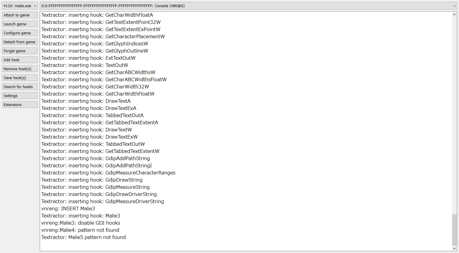 Findings and issues regarding Malie · Issue #317 · Artikash/Textractor · GitHub