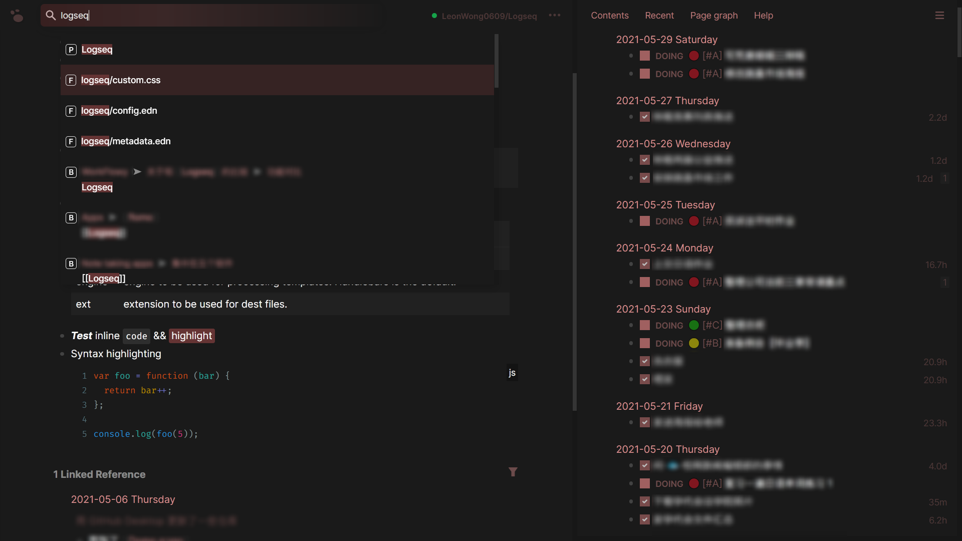 GitHub - Mavalator/logseq-default-dark-0-saturation: Default Logseq dark theme with 0 saturation ...