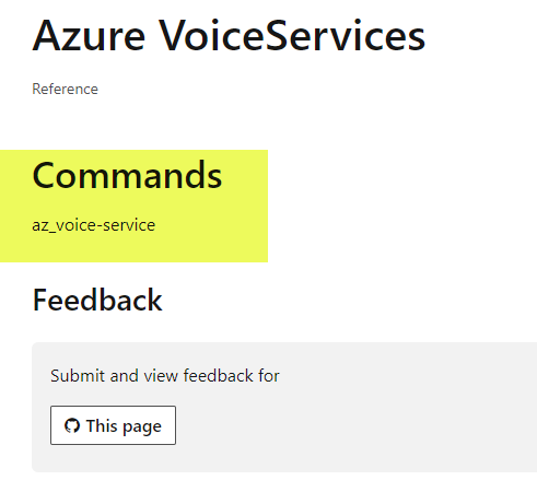 References without commands in the azCLI reference TOC · Issue #26655 · Azure/azure-cli · GitHub