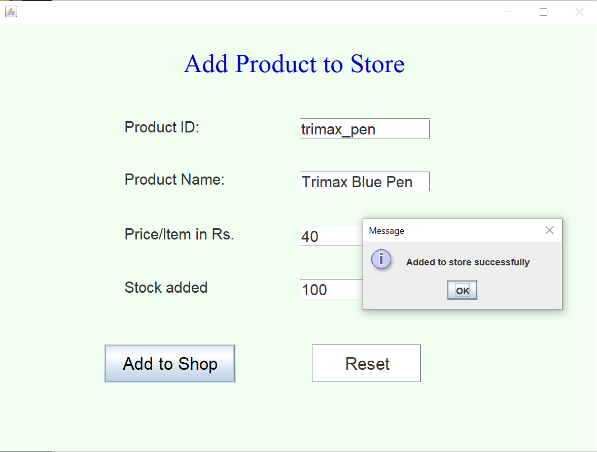 GitHub - Nikhil-Giramkar/Store-Management-Application: A Java AWT/Swing ...