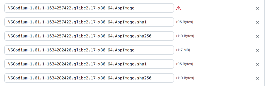 Weird thing with AppImage release · Issue #880 · VSCodium/vscodium · GitHub