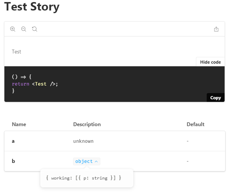 Docs don't render PropTypes arrays of primitives in shapes correctly ...