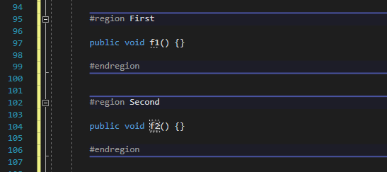 Highlight c# regions · Issue #544 · OmniSharp/omnisharp-vim · GitHub