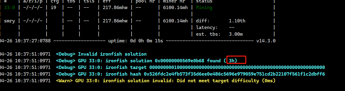hashrate is a big difference(1:4) when connect to ironfish pool compare to flexpool · Issue #237 ...