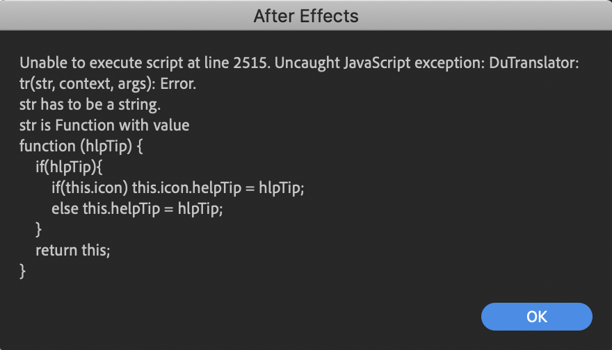 Unable to execute script at line 2514 in AE2020! · Issue #581 ...