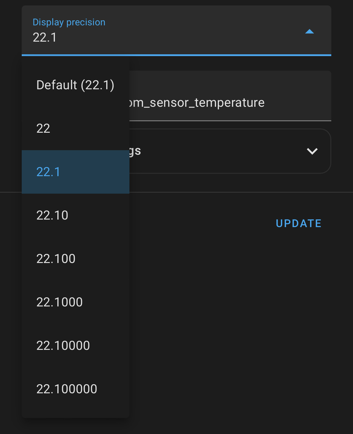 The new precision feature does not work at all when Number Format for the user is set to None ...