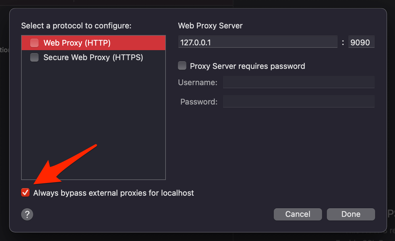 Bypass Proxy for External Proxy · Issue #906 · ProxymanApp/Proxyman · GitHub