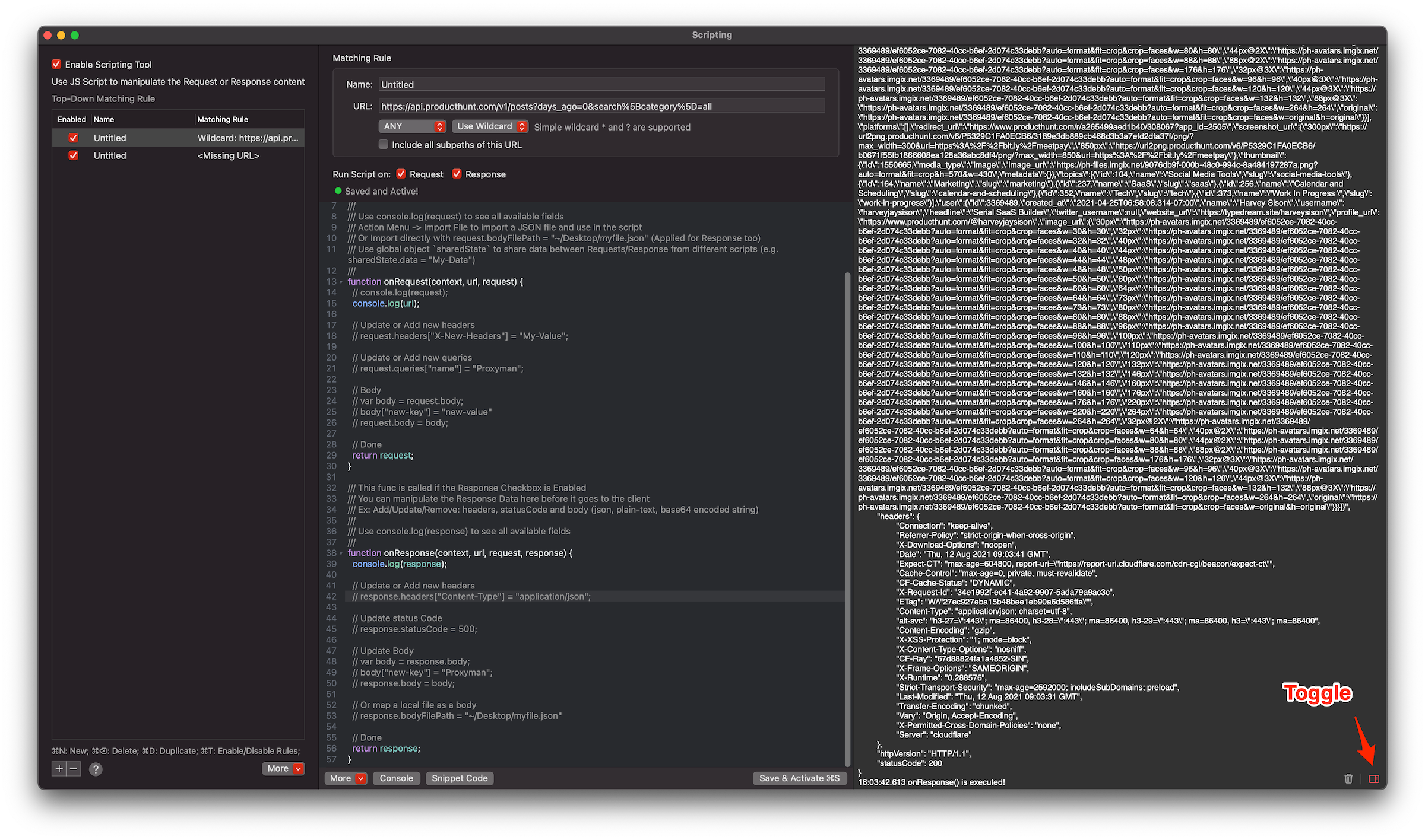 Improve scripting console · Issue #958 · ProxymanApp/Proxyman · GitHub
