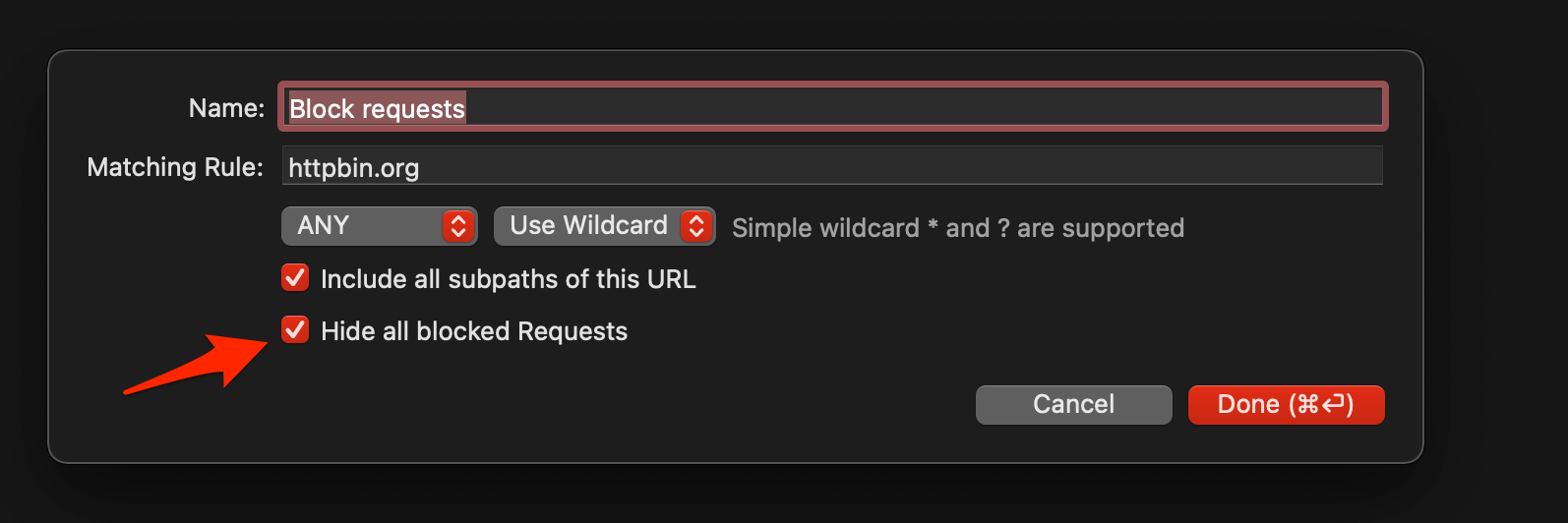 Add an Option to display a blocked requests by Block Tool · Issue #1061 · ProxymanApp/Proxyman ...
