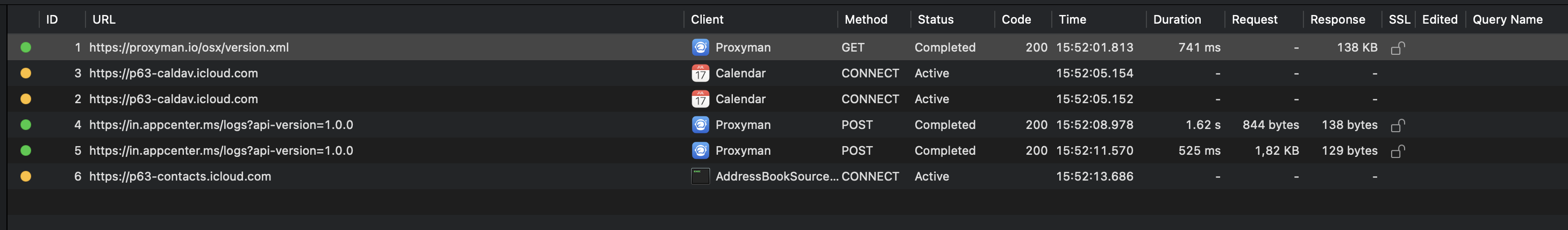 Better Columns For The Main Table View · Issue 6 · Proxymanappproxyman Windows Linux · Github
