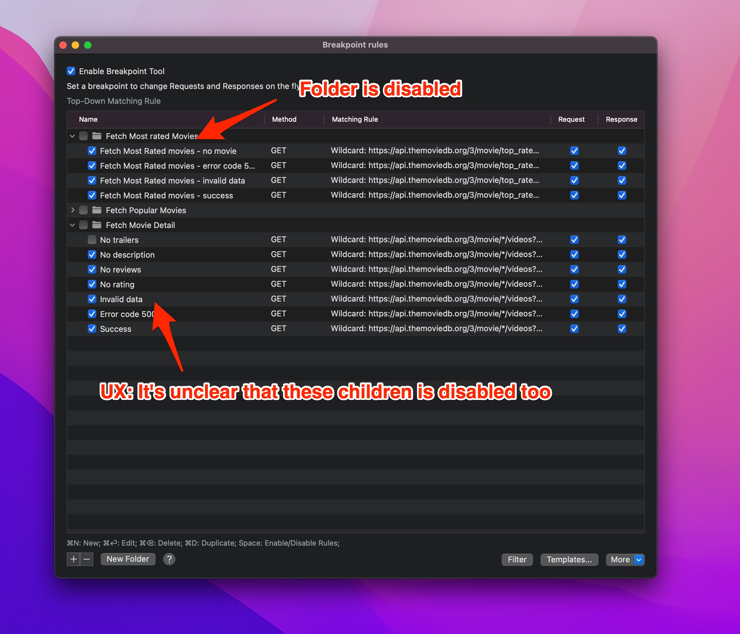 Improve Folder UI/UX · Issue #1288 · ProxymanApp/Proxyman · GitHub