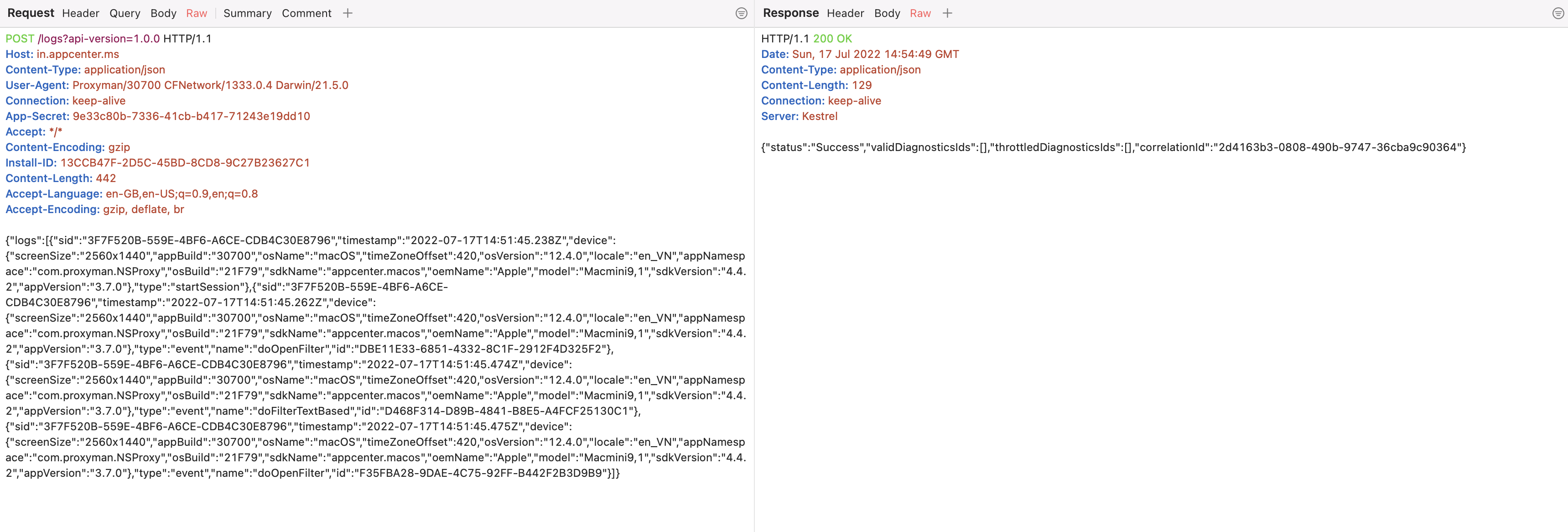 Better Color for the Raw Tab · Issue #38 · ProxymanApp/proxyman-windows-linux · GitHub