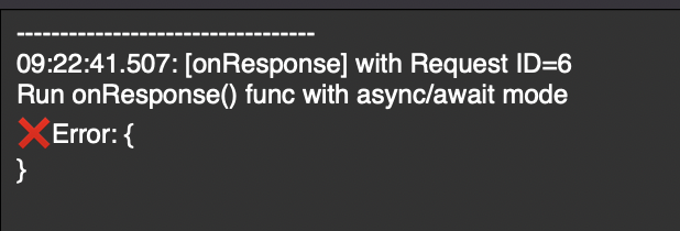 [Bug] Scripting doesn't properly show the syntax error · Issue #1311 · ProxymanApp/Proxyman · GitHub