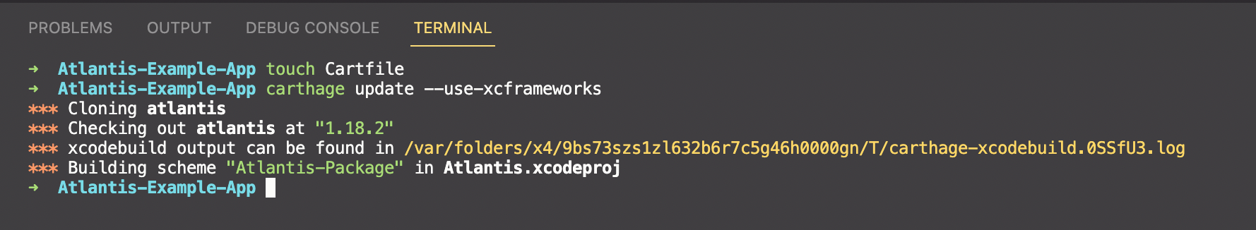 Carthage Can T Build 1 18 2 · Issue 112 · Proxymanapp Atlantis · Github