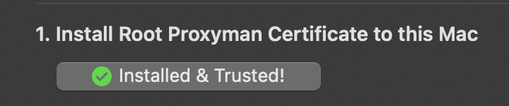 Install Certificate For Ios Ui · Issue 63 · Proxymanappproxyman Windows Linux · Github