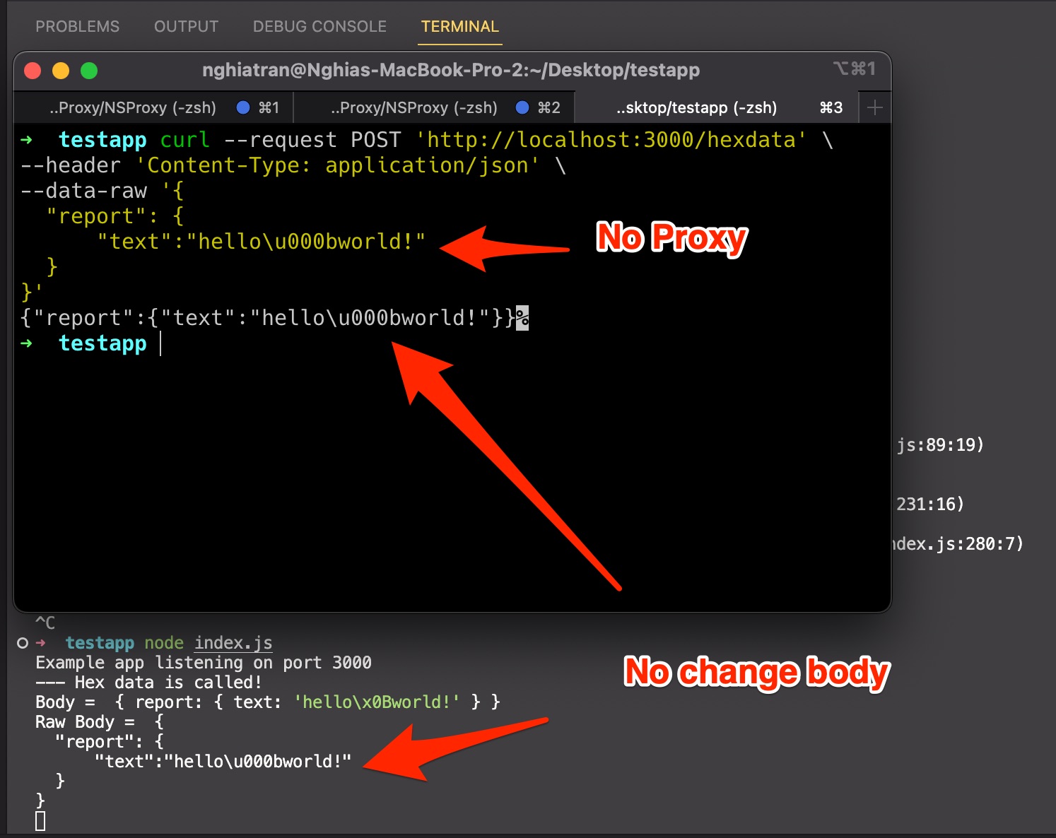 Proxyman converts escaped characters into real ones and breaks JSON correctness · Issue #1344 ...