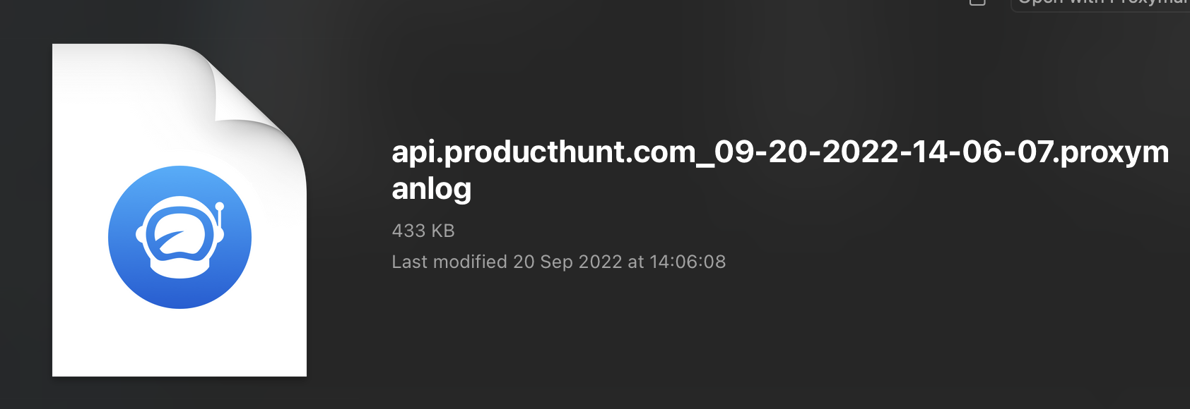 Export As Proxymanlog · Issue 99 · Proxymanapp Proxyman Windows Linux · Github