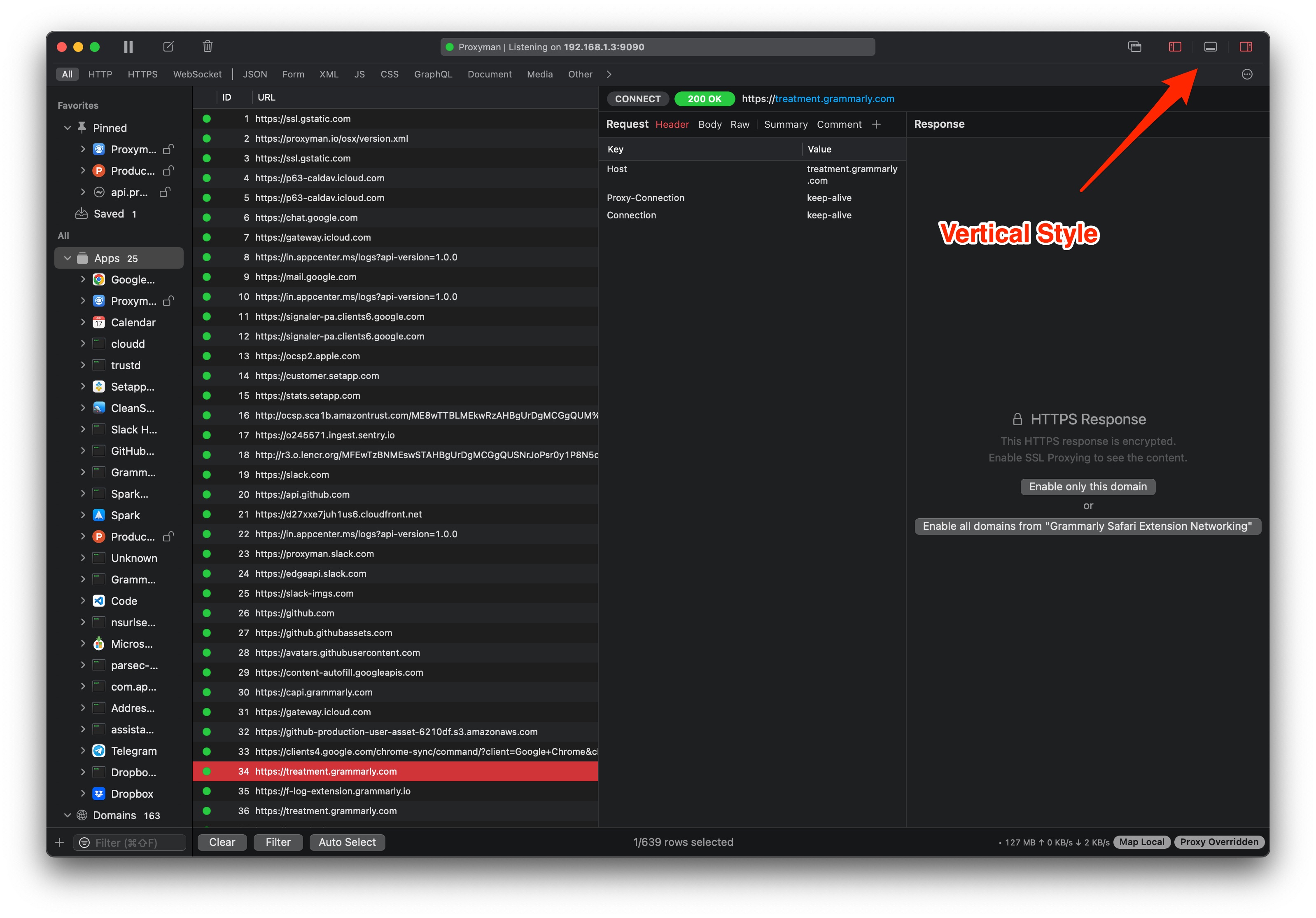 Source List Panel cannot be width adjusted · Issue #1380 · ProxymanApp/Proxyman · GitHub