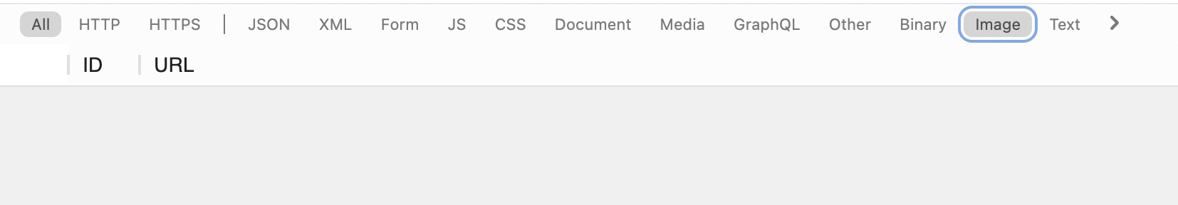 Remove The Image Filter on the Filter Bar · Issue #113 · ProxymanApp/proxyman-windows-linux · GitHub