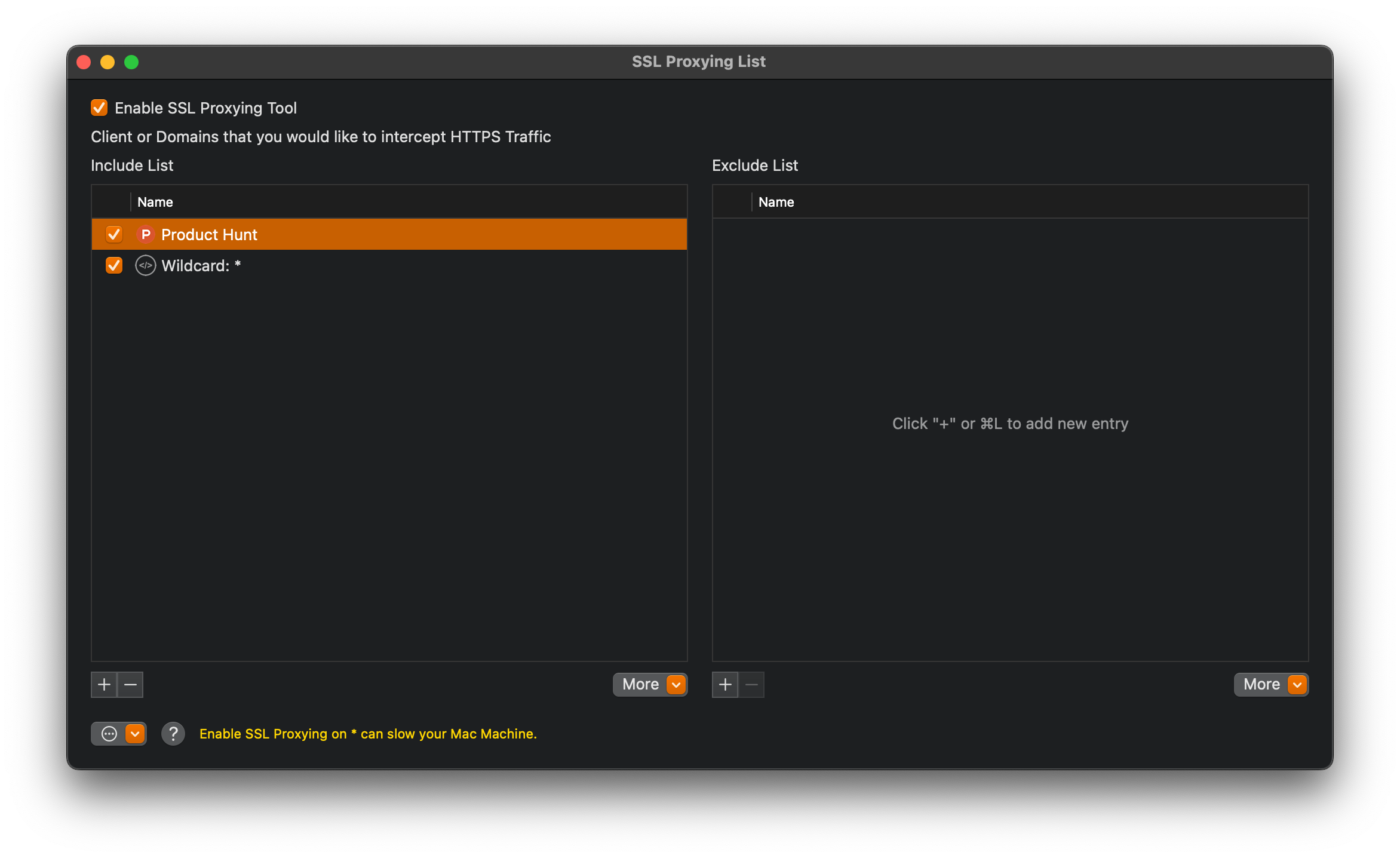 Add Wildcard Support for SSL Proxying List · Issue #142 · ProxymanApp/proxyman-windows-linux ...
