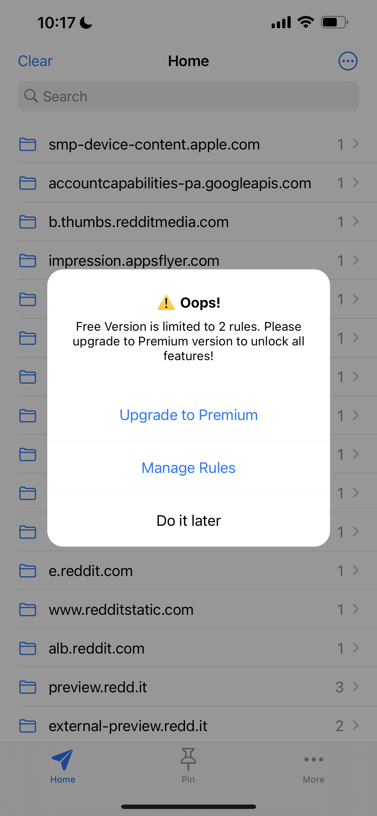 [ios] Redesign The Limit Premium Feature · Issue 1469 · Proxymanapp Proxyman · Github