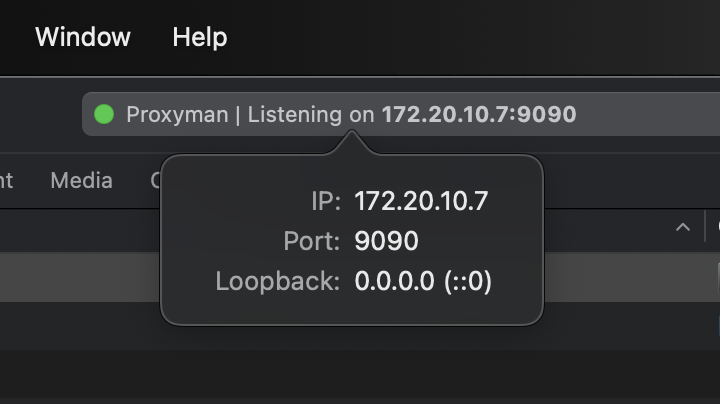 Proxy Status Popover · Issue #1490 · ProxymanApp/Proxyman · GitHub