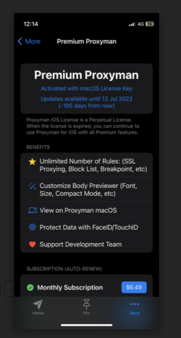 [iOS][BUG] License is Expired with wrong date · Issue #1510 · ProxymanApp/Proxyman · GitHub